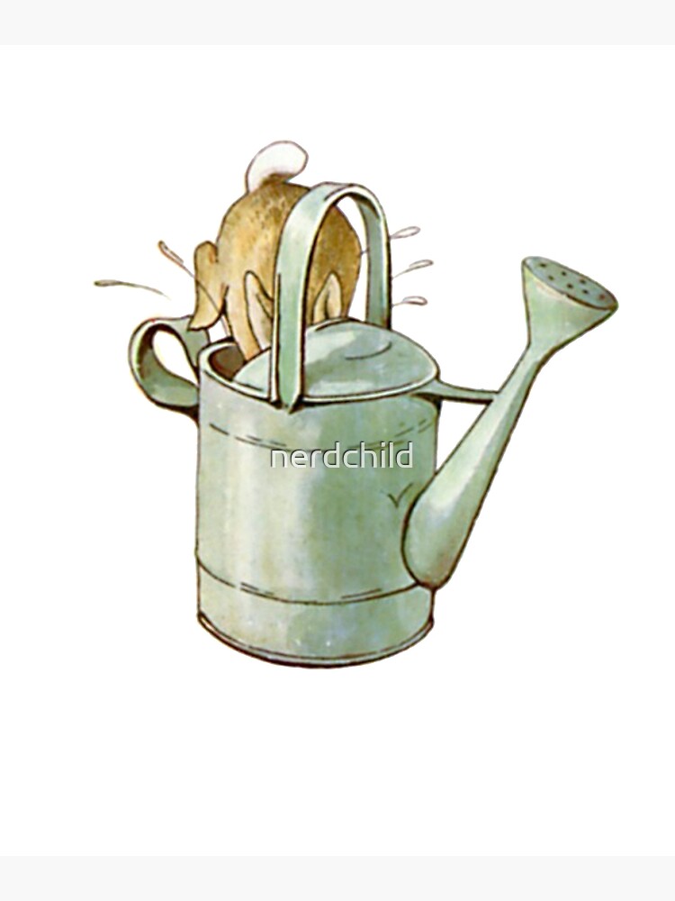 "Peter Rabbit Adventure: Hiding from Mr. McGregor" Art Print by ...