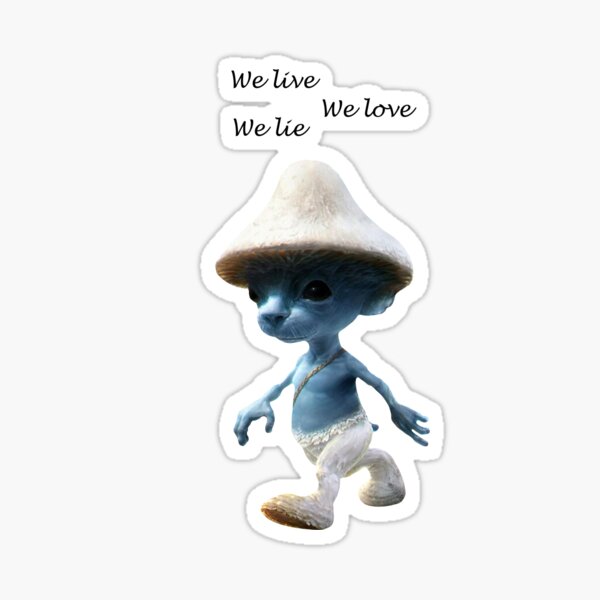 "smurf cat tiktok" Sticker for Sale by eri-shop | Redbubble