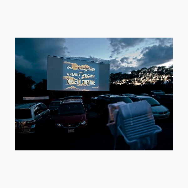 "Drive-In Movie Theater (Wellfleet, Cape Cod)" Photographic Print by ...