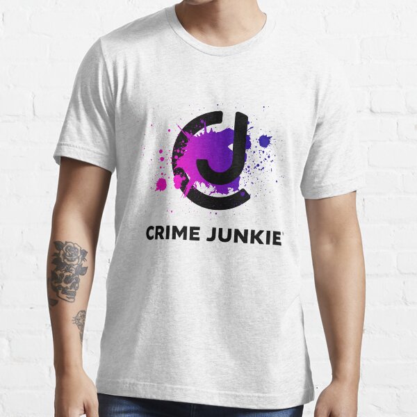 "Crime Junkie Merch Logo" Essential T-Shirt for Sale by juro-jtk-tattoo ...
