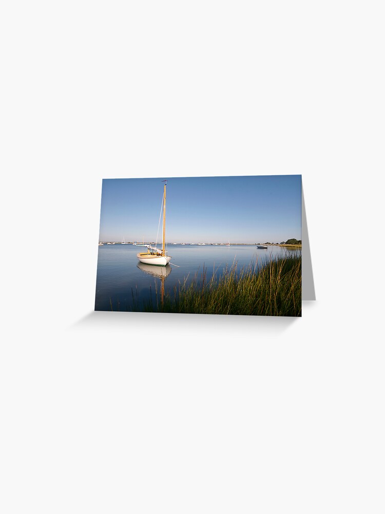 "Centervill Sail Boat (Cape Cod)" Greeting Card for Sale by Christopher ...