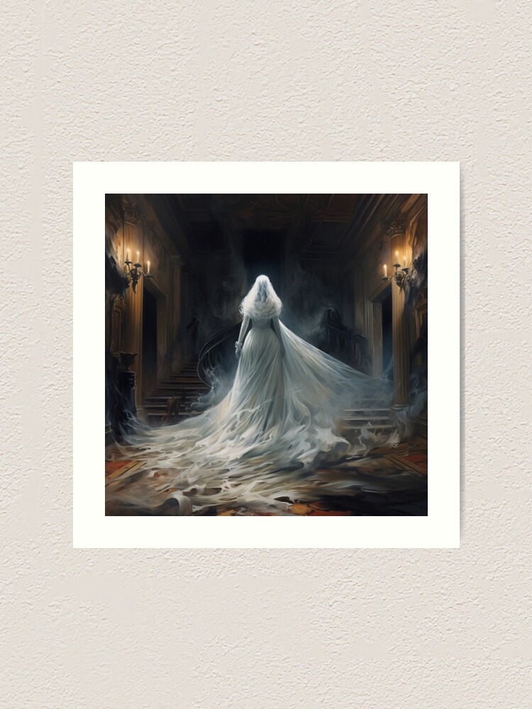 "The Ghostly Bride" Art Print by yourfavdraw | Redbubble
