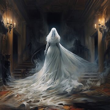 "The Ghostly Bride" Art Print by yourfavdraw | Redbubble
