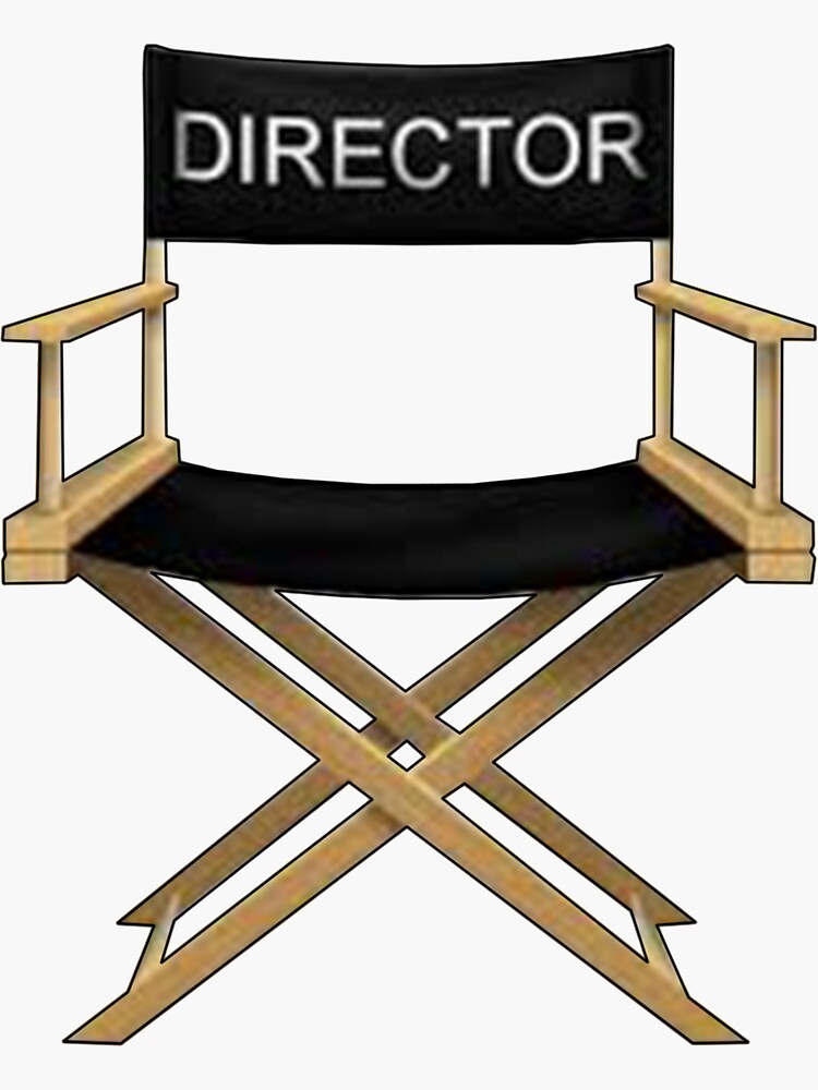 "Director's Chair" Sticker for Sale by CLPWorks | Redbubble