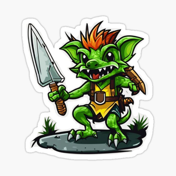 "Kobold Machete" Sticker for Sale by axiostp | Redbubble