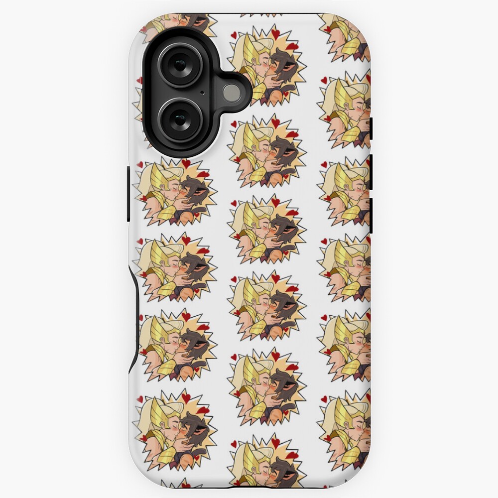 "Adora & Catra kiss" Sticker by Violetrashie | Redbubble