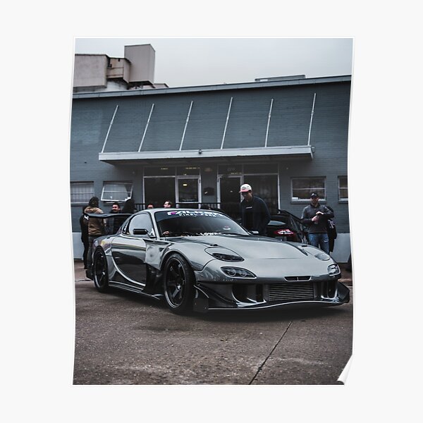 "Mazda RX7" Poster for Sale by agcinema | Redbubble