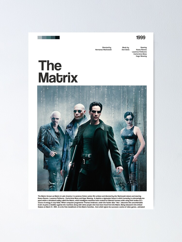 "the matrix movie poster" Poster by paulrommer | Redbubble