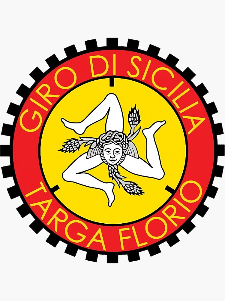 "Targa Florio" Sticker for Sale by Fashionistagi | Redbubble