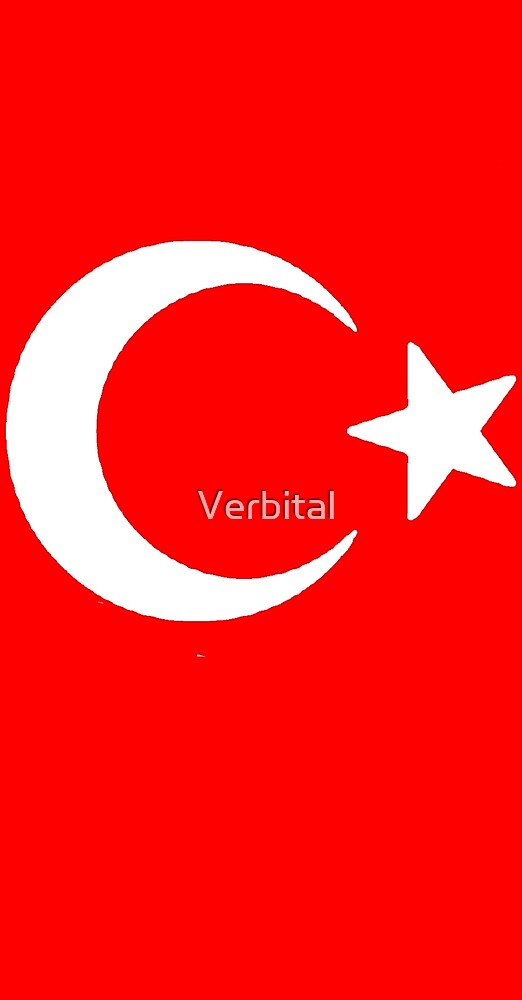 "Turkish Star and Crescent / Flag of Turkey" by Verbital | Redbubble