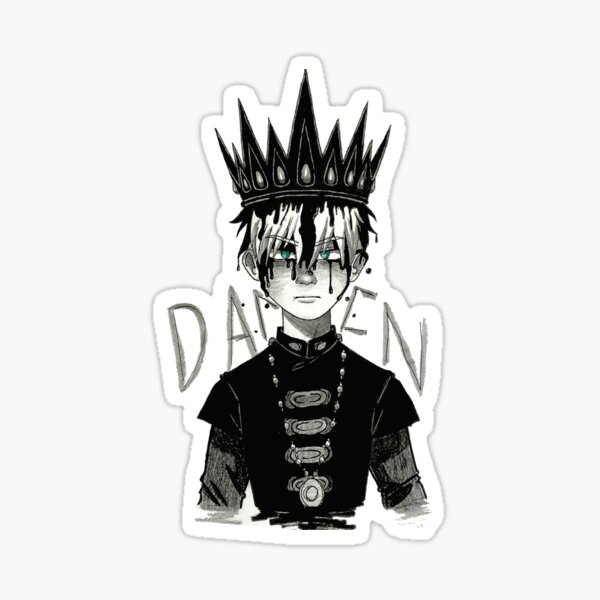 "hooky king of witches" Sticker for Sale by yunamaliskova | Redbubble