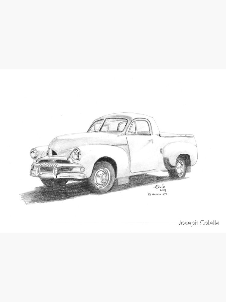 "1953-56 FJ Holden Ute" Art Print by OmniArtist | Redbubble