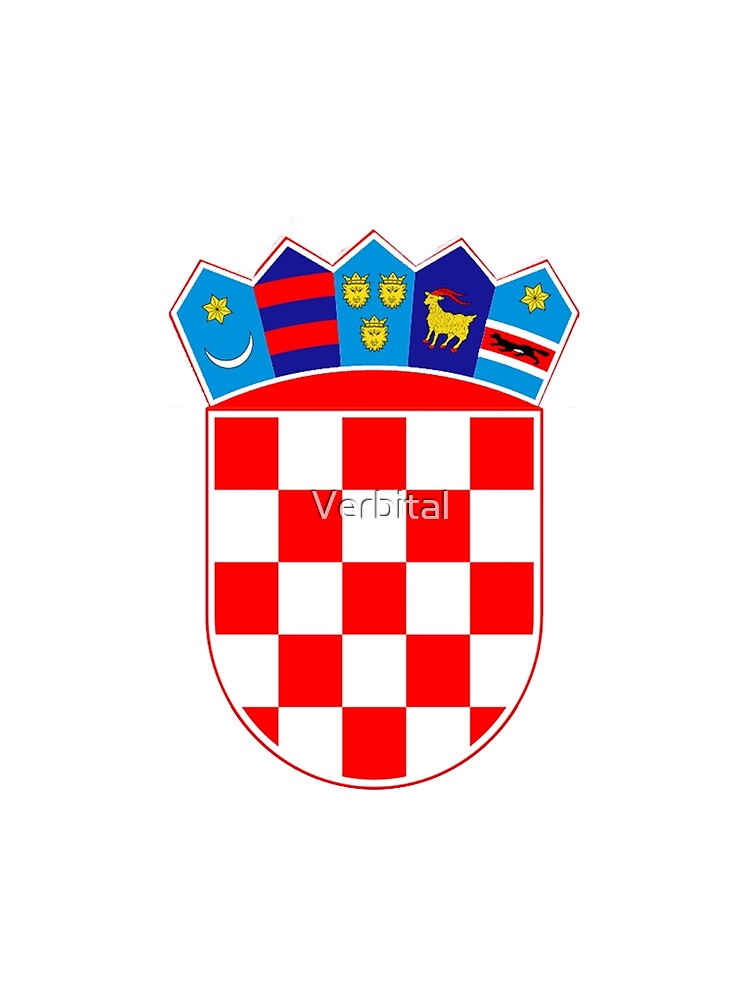 "Croatian Emblem / Flag " T-shirt by Verbital | Redbubble