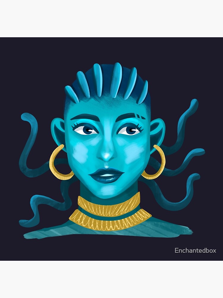 "Medusa Character Design Illustration " Art Print for Sale by ...