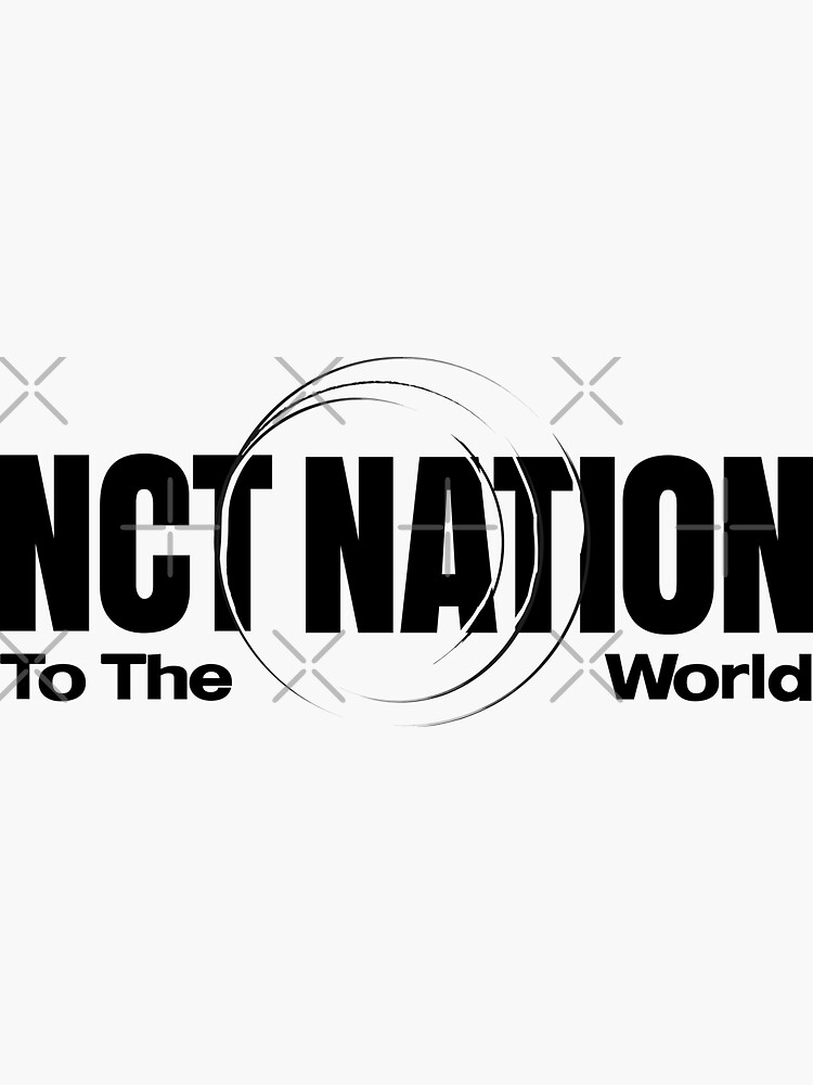 "NCT Nation Logo" Sticker for Sale by VorinBrand | Redbubble