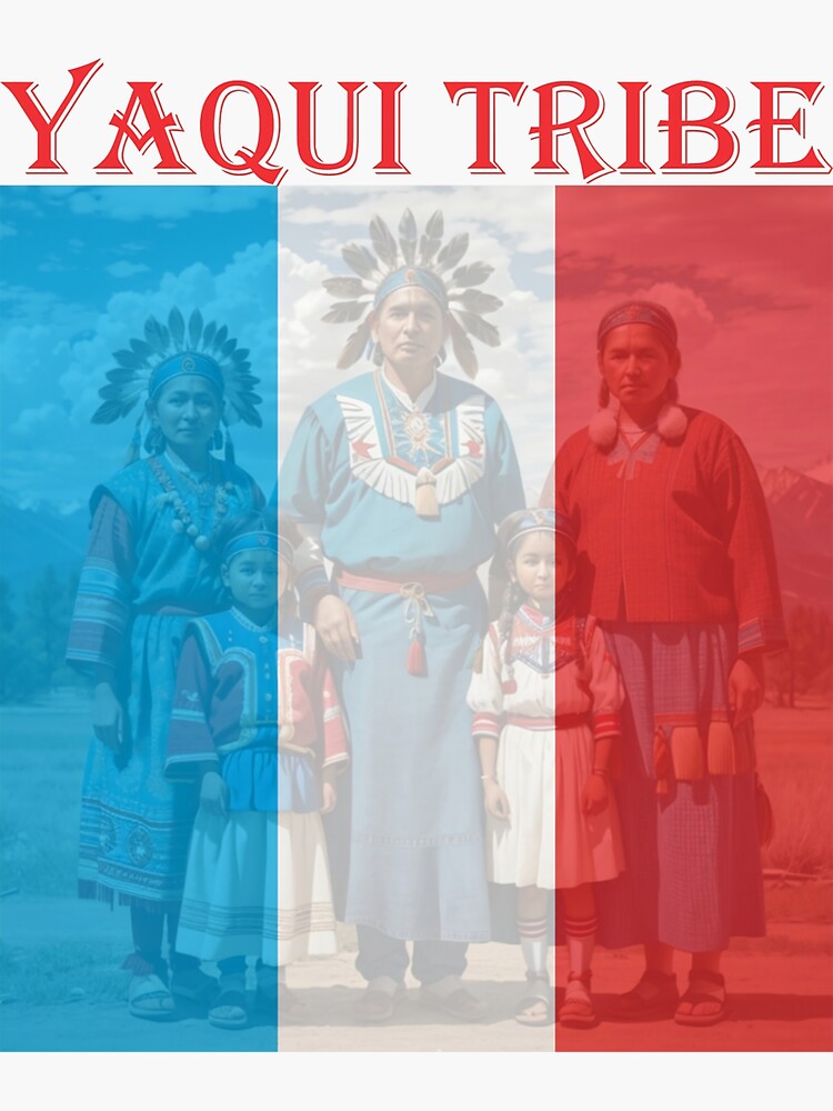 "Yaqui Tribe Native American Indian" Sticker for Sale by ZeahDesigns ...