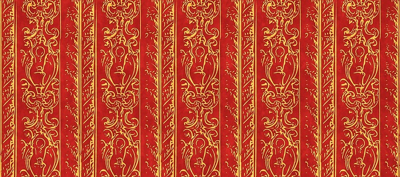 "Regal Decor Design Red" by Bonnie M. Follett | Redbubble