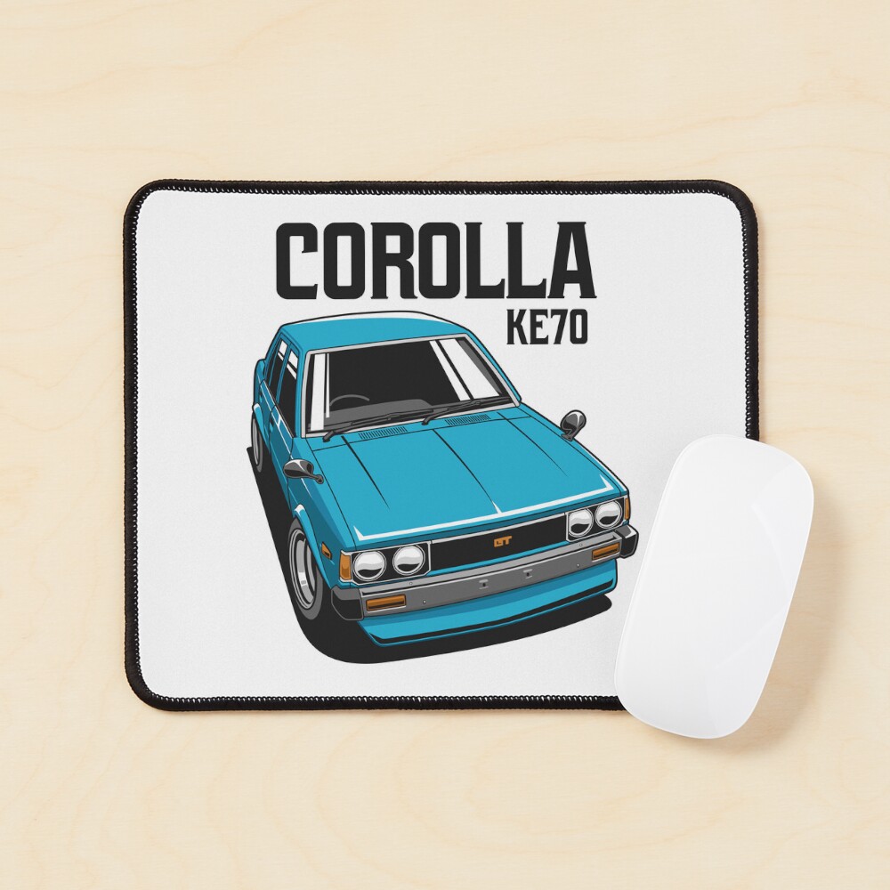 "Corolla KE70 " Sticker for Sale by squeal tires | Redbubble