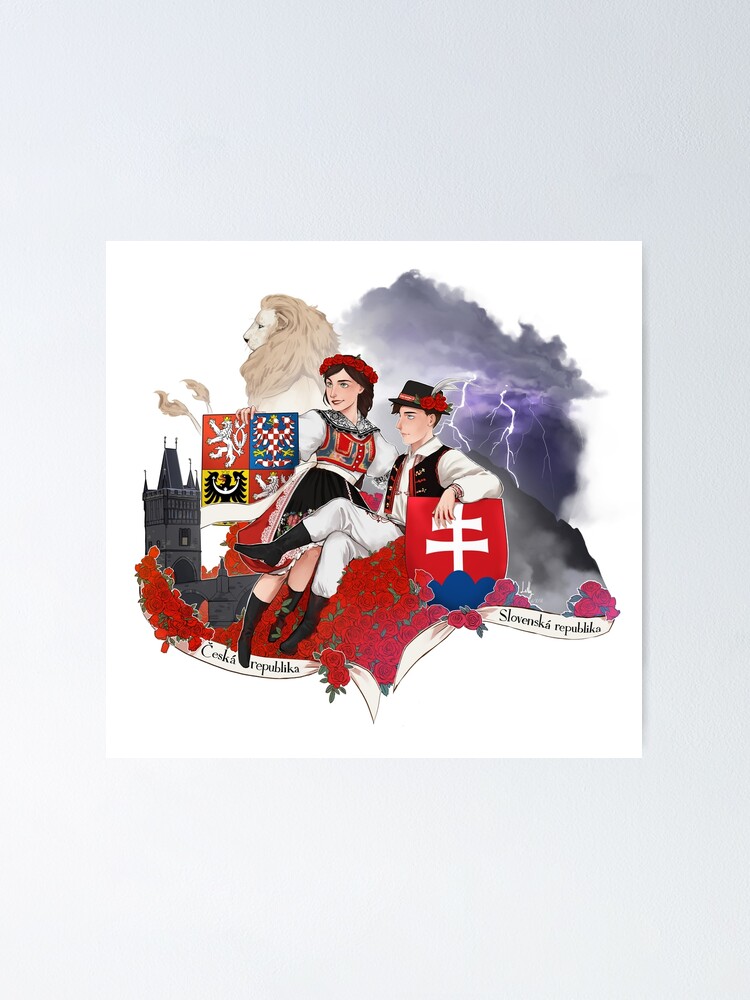 "CZ / SK" Poster for Sale by Lullindo | Redbubble