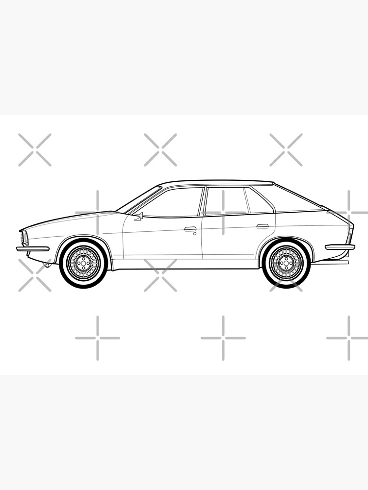 "Austin Princess Outline Drawing" Art Print for Sale by RJWautographics ...