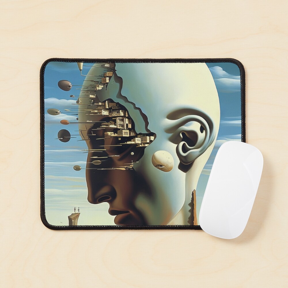 "Visage of the Infinite: A Surreal Encounter" Art Board Print for Sale ...