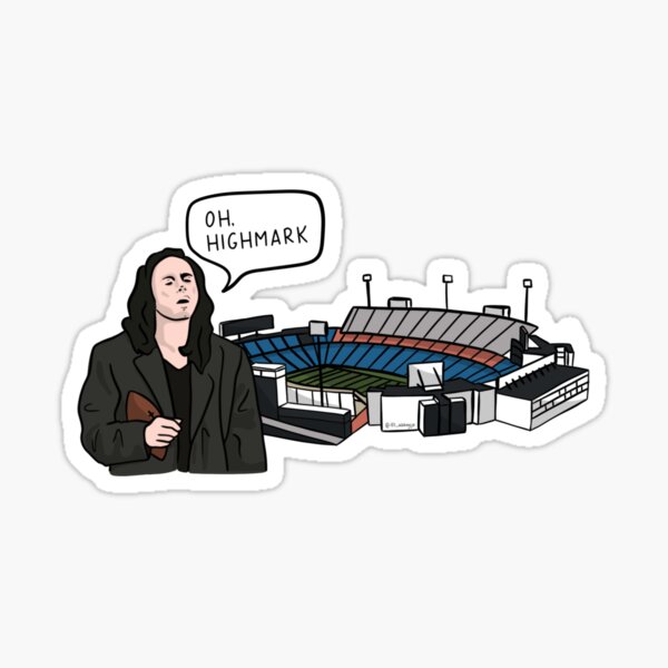 "Oh High Mark Stadium Buffalo Football" Sticker for Sale by AbbeyJo ...