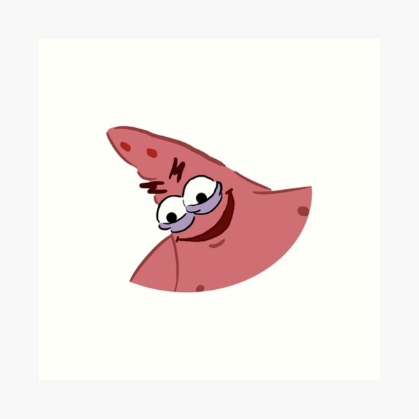 "Evil Patrick Meme" Art Print by Barnyardy | Redbubble