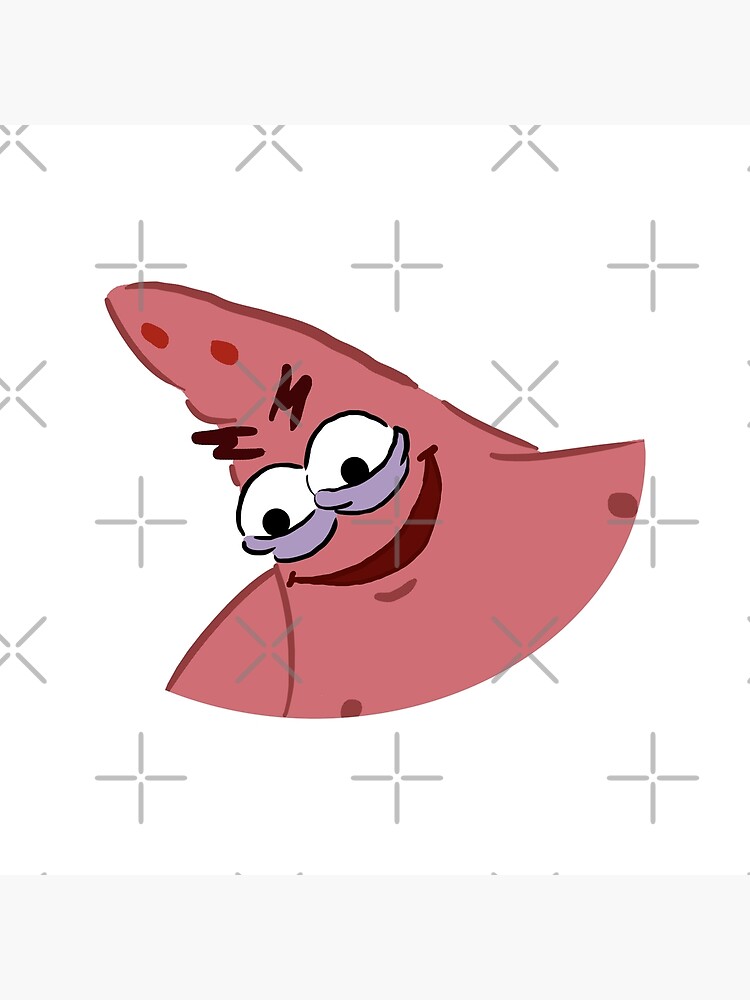 "Evil Patrick Meme" Art Print by Barnyardy | Redbubble
