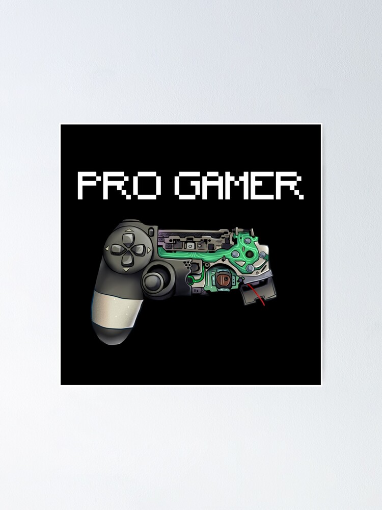 "Pro Gamer - Broken Controller" Poster by proeinstein | Redbubble