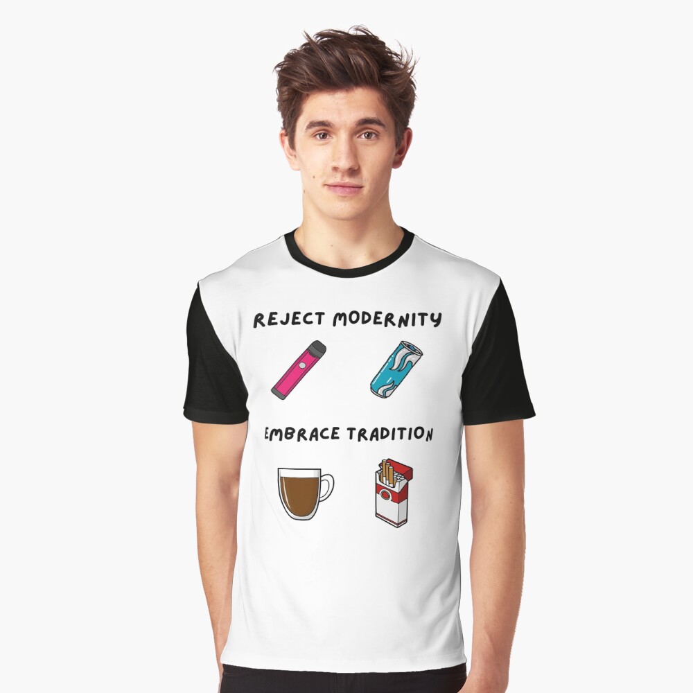 "Reject Modernity Embrace Tradition Meme" Sticker for Sale by ...