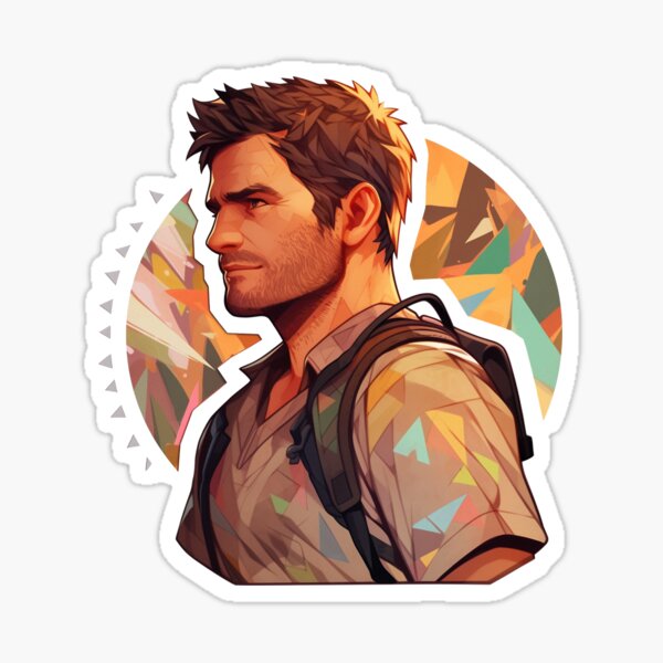 "Uncharted - Nathan Drake" Sticker for Sale by SchellStation | Redbubble