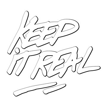 "Keep it Real! Graffiti Hip Hop" Sticker for Sale by thestash | Redbubble