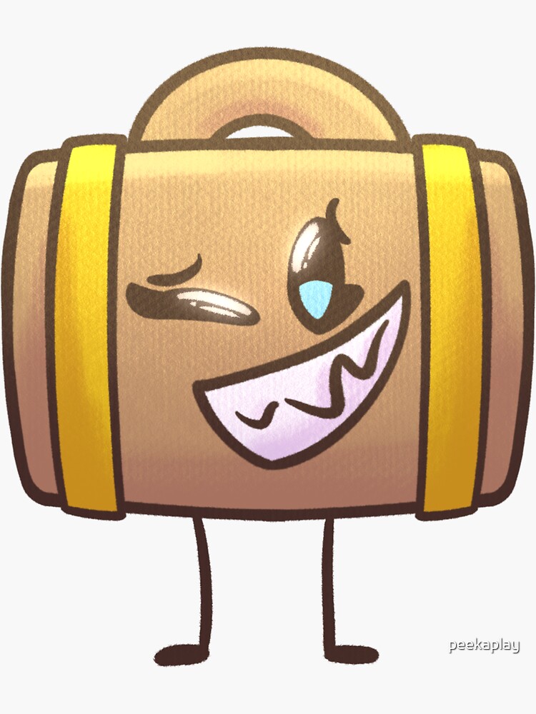 "Suitcase Inanimate Insanity" Sticker for Sale by peekaplay | Redbubble