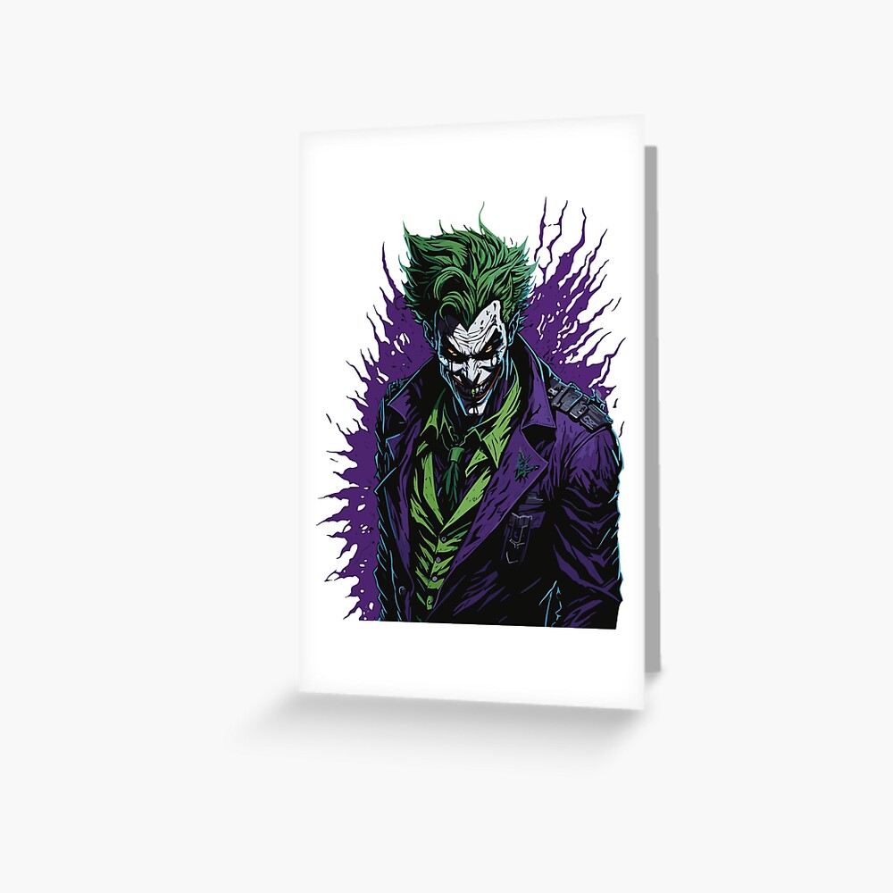 "Joker: The Face of Evil" Sticker by sunafunk | Redbubble
