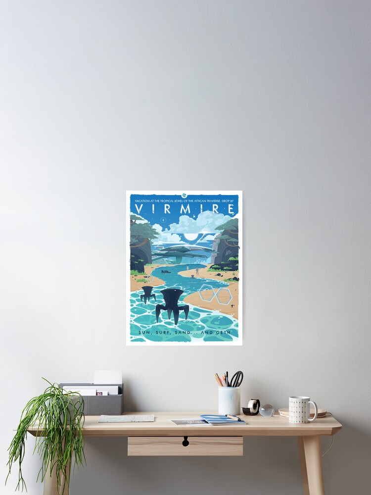 "Destinations: Virmire" Poster for Sale by Lazare Gvimradze | Redbubble