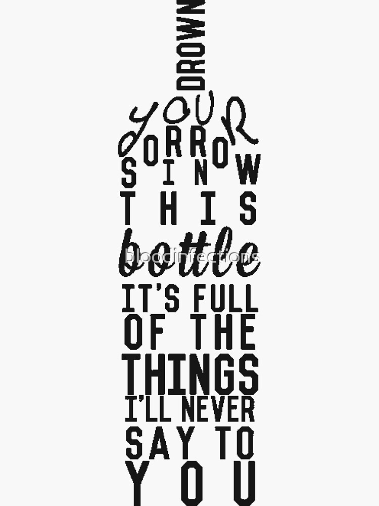 "Silver Lining" Sticker by bloodinfections | Redbubble