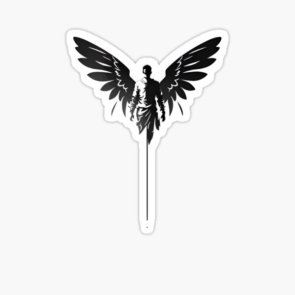 "Guardian Angel" Sticker for Sale by DRESSED-UP-CUBS | Redbubble