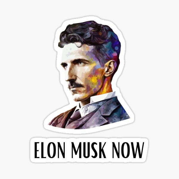 "Tesla Bumper and Elon Musk" Sticker for Sale by SeriesConer | Redbubble