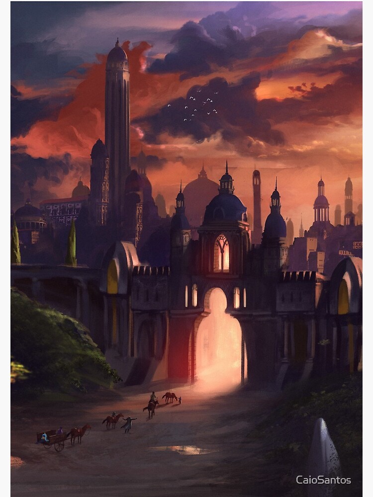 Cahier à spirale « Paysage de Zadash », par CaioSantos | Redbubble