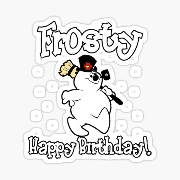 Snowman Birthday Clipart
