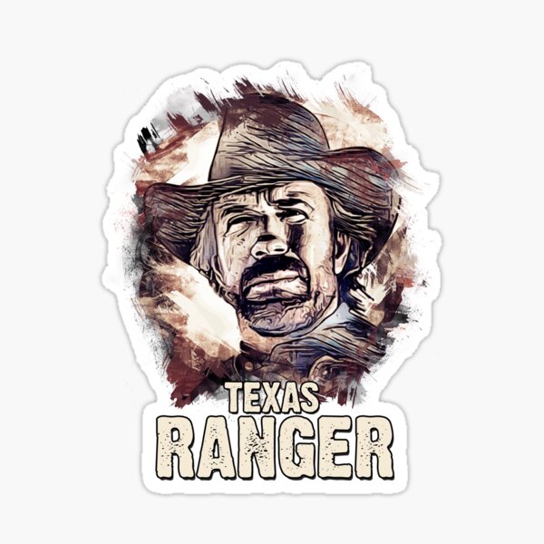 "CHUCK - The Legendary Texas Ranger" Sticker for Sale by Naumovski ...