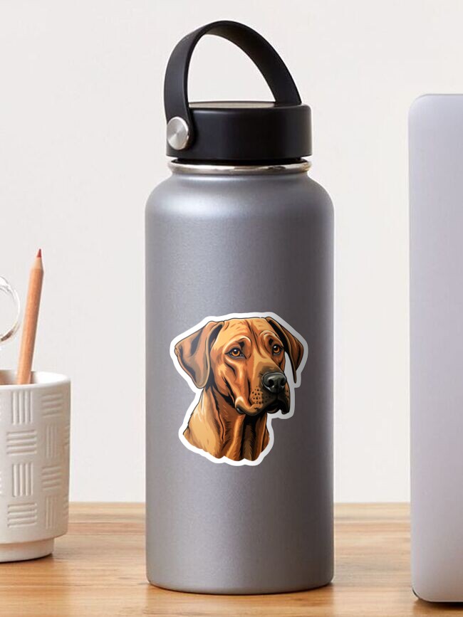 "Rhodesian ridgeback portrait" Sticker for Sale by ArtfulPlay | Redbubble