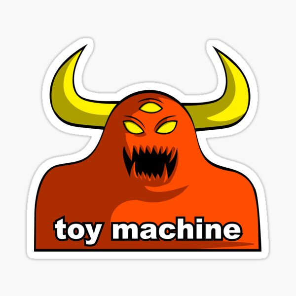 "Toy machine logo three eyes" Sticker for Sale by Gi Ko | Redbubble