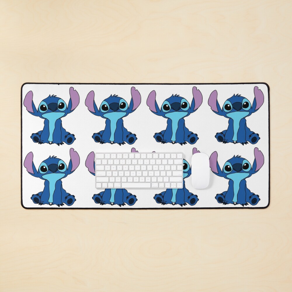 "Stitch sitting with white background" Sticker by AnaSofiaL | Redbubble