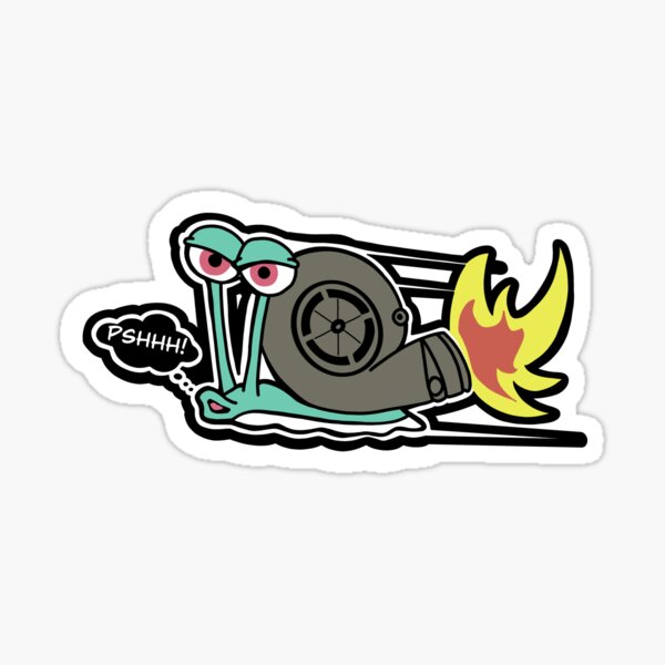 "Turbo Gary The Snail" Sticker for Sale by HotModStore | Redbubble