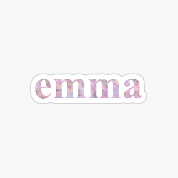 Emma Name Stickers | Redbubble