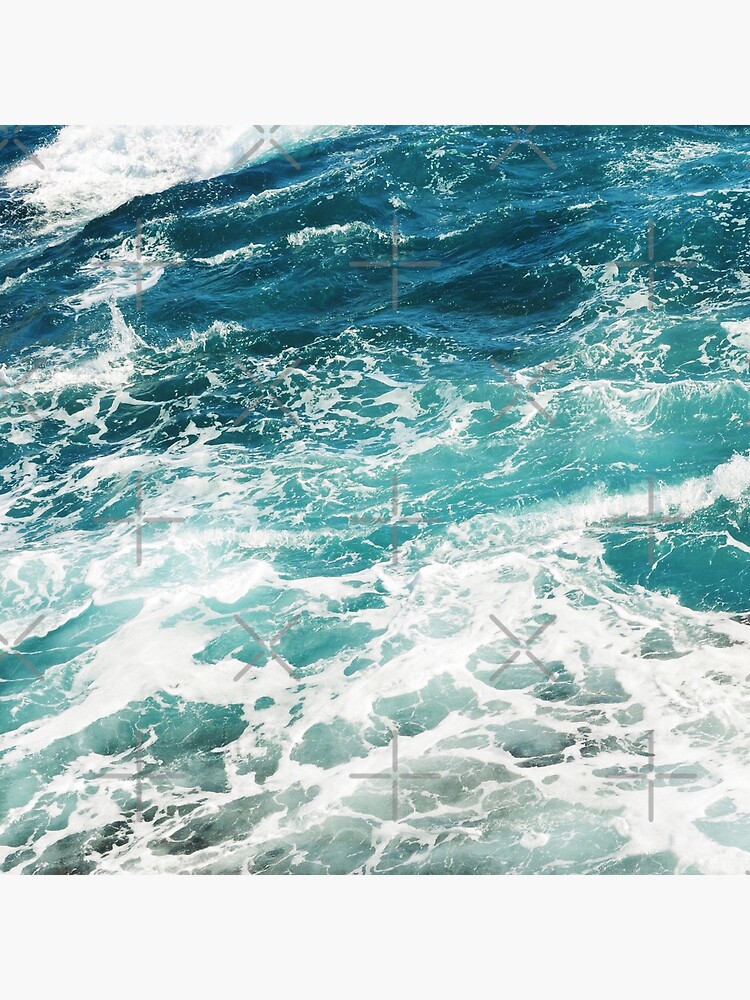 "Blue Ocean Waves " Acrylic Block for Sale by AlexandraStr | Redbubble