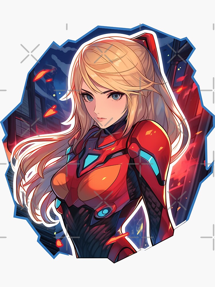 "Metroid Hunter Samus" Sticker for Sale by SchellStation | Redbubble