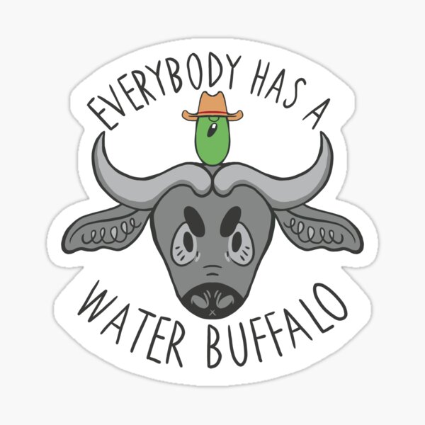 "Veggietales Water Buffalo" Sticker for Sale by SaltInMyEye | Redbubble