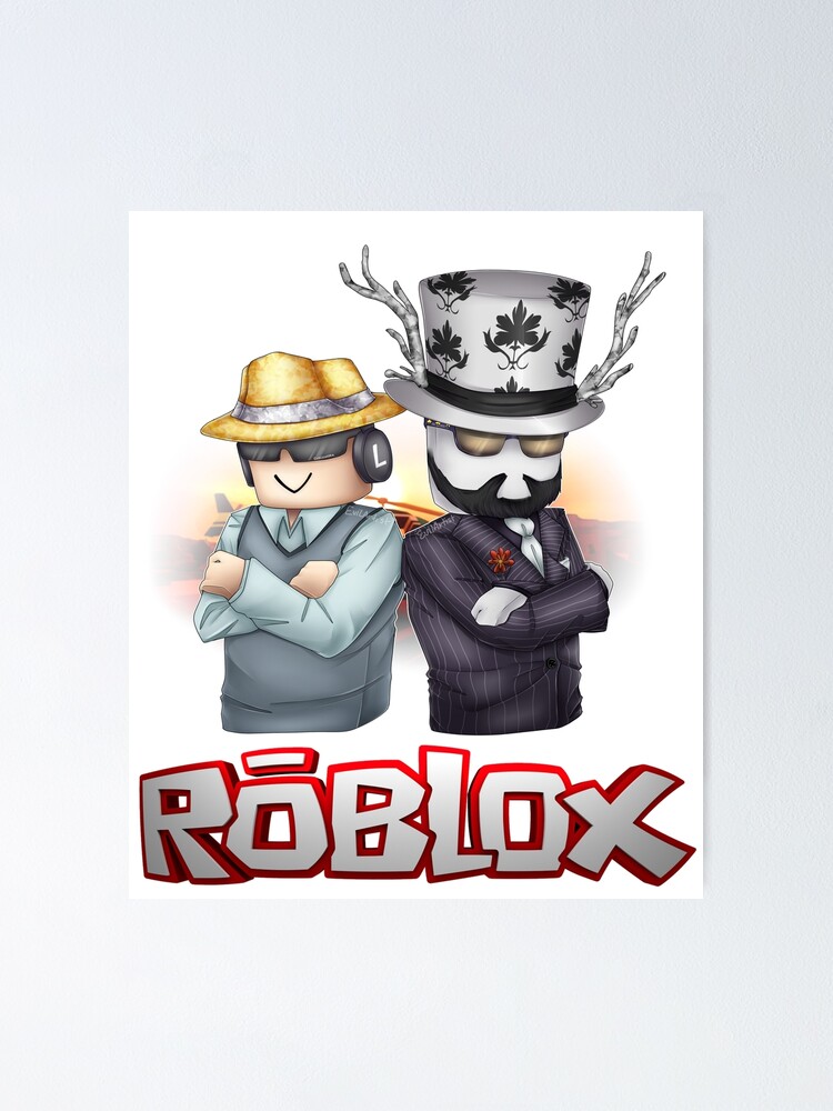 "Badcc and Asimo roblox characters with logo" Poster for Sale by ...